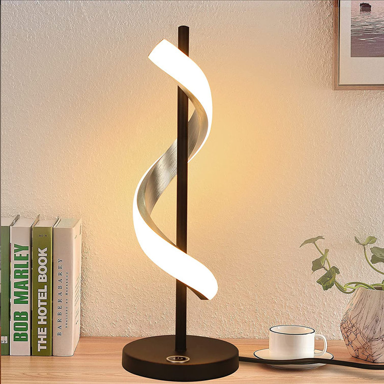 Perspections LED Tischlampe Nachttischlampe Dimmbar Touch ...